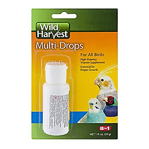 Wild Harvest 8-in-1 MULTI-DROPS for ALL BIRDS • HIGH-POTENCY VITAMIN SUPPLEMENT 29g