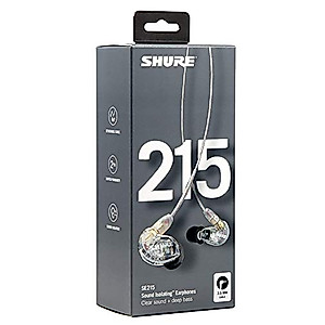 Shure PSM300 P3TRA215TWP Pro Wireless in-Ear Personal Monitor System with SE215-CL Earphones - Twinpack