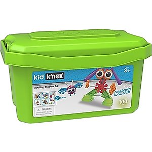 KID K’NEX – Budding Builders Building Set – 100 Pieces – Ages 3 and Up – Preschool Educational Toy