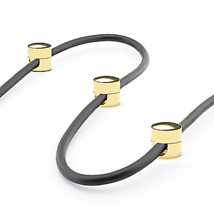 ICONIT Cable Anchors for Desk Organization Gold | Premium Aluminum Cord Organizers | Charger + Cable Management Clips for Home & Office | Stylish, Sturdy, & Functional | (3 Pack)