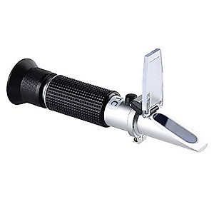 AIHG Hand Held Refractometer,Portable 0~32% Brix Meter Refractometer for Food Fruit Beverages Beer Wine Sugar Content Test