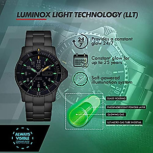 Luminox Auotmatic Sport Timer XS.0924 Mens Watch 42mm - Military Sport Watch in Silver/Blue 200m Water Resistant Sapphire Glass