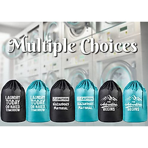 2 Pack Funny Laundry Bags Extra Large Heavy Duty, Travel Laundry Bags for Dirty Clothes, Unique Design College Laundry Bag, 27.5" x 39.4" (70 x 100cm) Dirty Clothes Organizer - Laundry Today