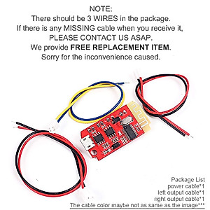 Audio Amplifier Board, Icstation Ḅḷụẹ-ṭọọṭḥ-Compatible Stereo Audio Amplifier Module 2x5W BT 5.0 Mini Amplifier Board 3.7V 5V for DIY Speakers