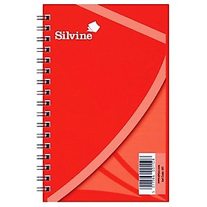Silvine Twin Wire Spiral Notebook Feint 36 Sheets - Pack Of 36