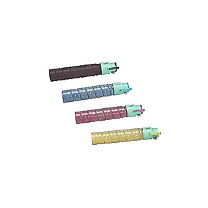 Ricoh AFICIO SP C430A C430DN High Yield Toner Bundle Set 821105, 821106, 821107, 821108, BCYM Sealed in Retail Packagin