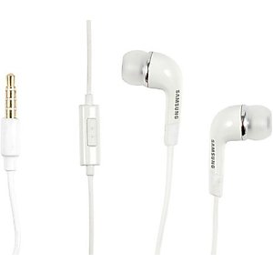 New OEM Samsung EHS64 White Stereo Headset White Universal 3.5mm Jack Hand's Free Galaxy Note i717