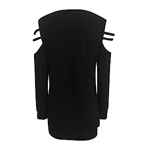 Long Sleeve Shirts for Women Fitted V Neck Women's Long Sleeve Button Lapel Pullover Tunic Swing Sweatshirt Red