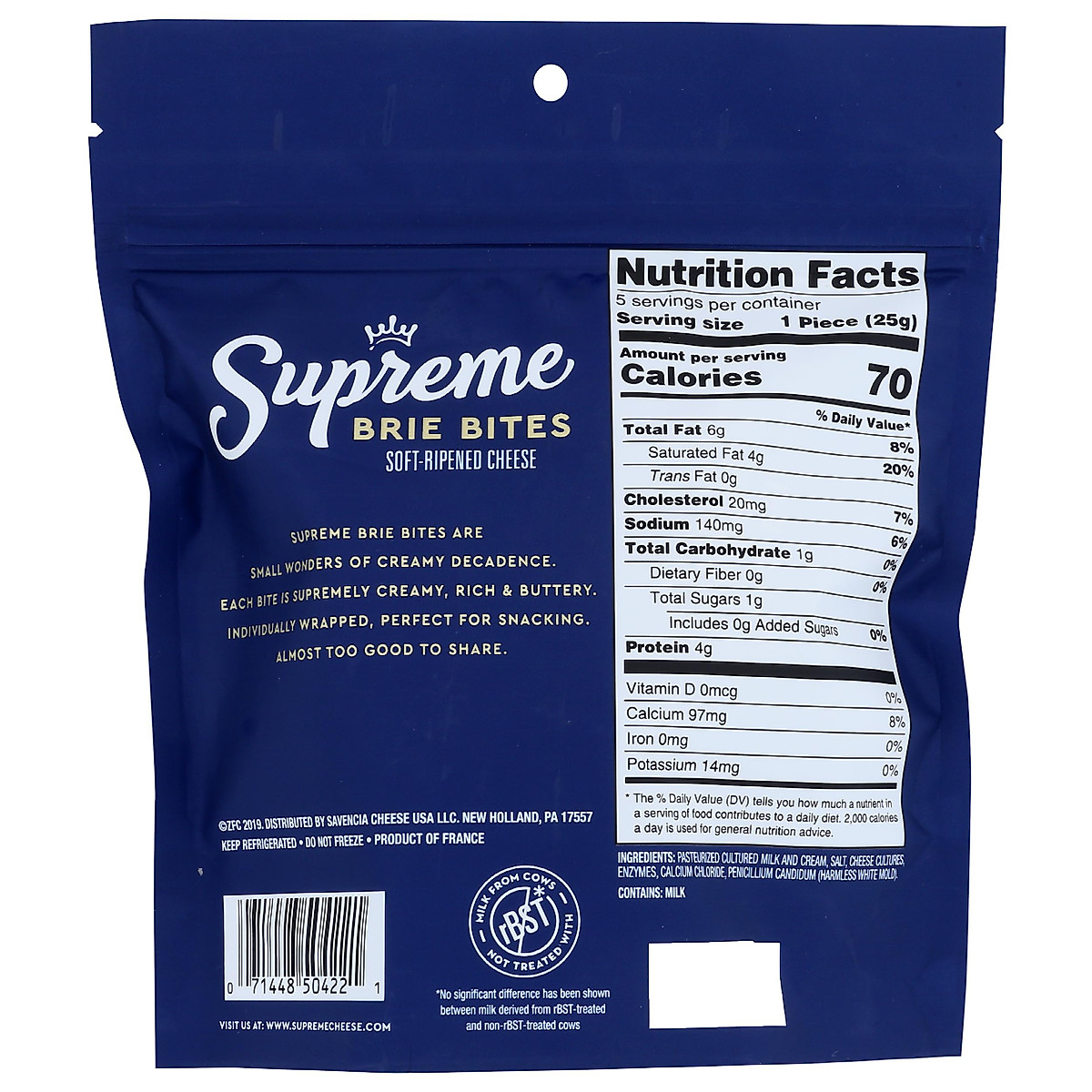 SUPREME Supremely Creamy Brie Bites, 4.4 OZ