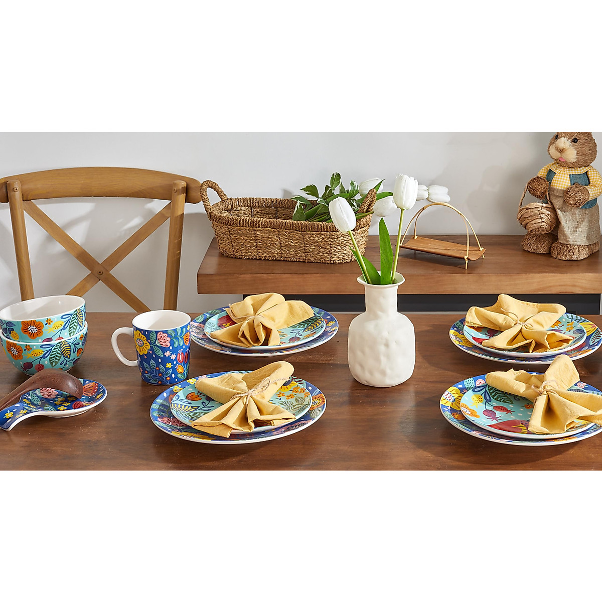 Bico Alice In Dreamland Ceramic Spoon Rest, House Warming Gift, Dishwasher Safe