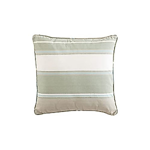 Tommy Bahama - King Comforter Set, Reversible Cotton Bedding with Matching Shams & Bonus Throw Pillows, All Season Home Decor (Serenity Green, King)