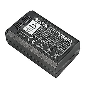 GODOX V1 Battery VB26A VB26B VB26 Battery Replacement for V1S V1C V1N V1F V1O V1P V860III-S V860III-C V860III-N V860III-F V860III-O V850III AD100PRO Camera Flash Speedlite