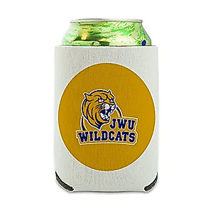 Johnson & Wales University Secondary Logo Can Cooler - Drink Sleeve Hugger Collapsible Insulator - Beverage Insulated Holder
