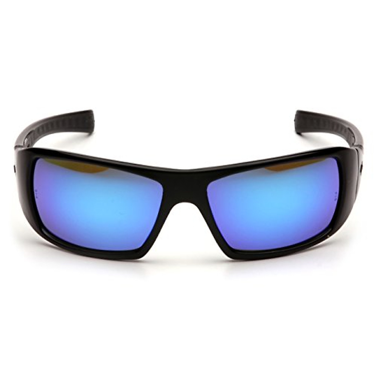 Pyramex Safety-SB5665D Goliath Safety Eyewear, Black Frame, Ice Blue Mirror Lens