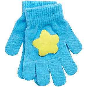 Nickelodeon Boys' Baby Shark Winter Hat and 2 Pairs of Mitten Set (Toddler), Size Age 2-4, Baby Shark Blue/Yellow Glove