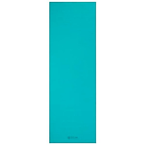 Gaiam Essentials Premium Yoga Mat with Carrier Sling, Teal, 72 InchL x 24 InchW x 1/4 Inch Thick