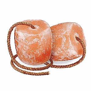 Himalayan Salt Lick 6 LbsPack of 4 | Himalayan Licking Salt Block for Animals with Minerals | 100% Himalayan Pink Licking Salt Licks for Cows, Goats, Deer, Cattles & Horses on Rope