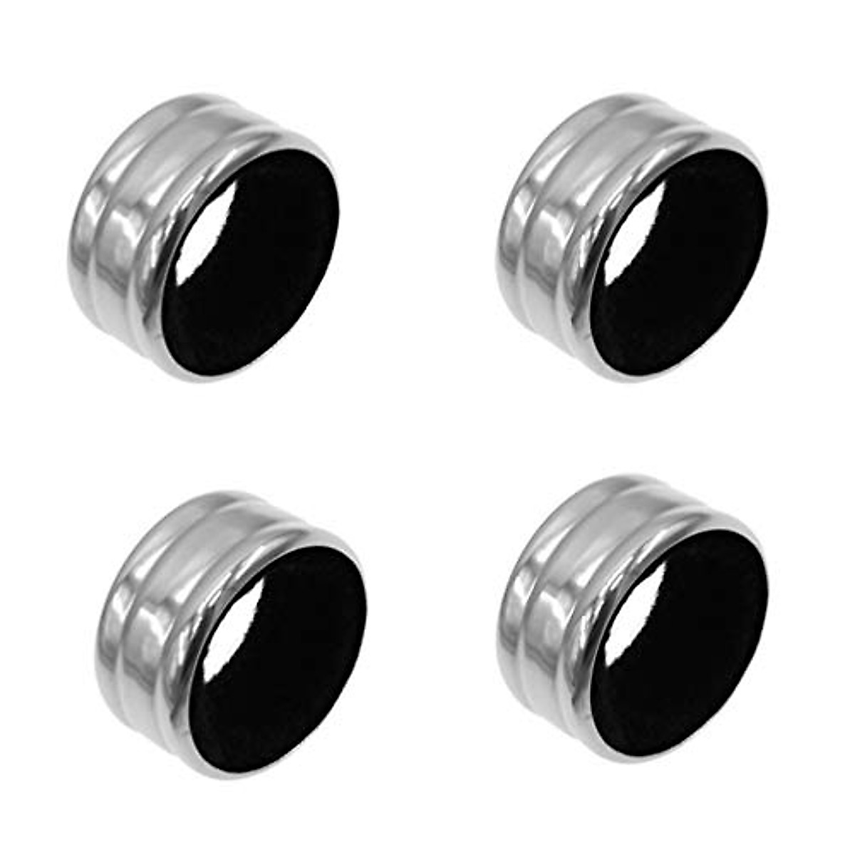 Hemoton Wine Stoppers 4 pcs Red Wine Drip Stop Ring Reusable Anti-Overflow Bottle Collar Ring Wine Rings for Home Bar Restaurant Wine Bottle Stopper