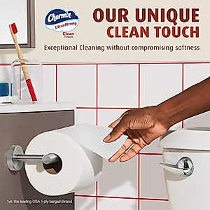 Charmin Toilet Paper Ultra Strong Clean Touch, 18 Family Mega Rolls = 90 Regular Rolls (Packaging May Vary), Household Essentials, Bathroom Essentials