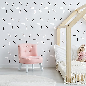 240 Pcs Line Wall Decals Modern Wall Stickers Boho Line Wall Stickers Abstract Wall Art Decor Black Line Wall Stickers Removable Peel and Stick Modern Stickers for Nursery Room Farmhouse Decor