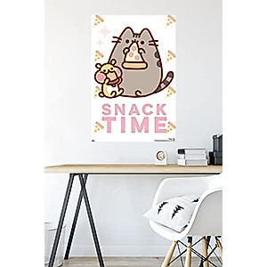 Trends International Pusheen - Snack Time Wall Poster, 22.375" x 34", Unframed Version