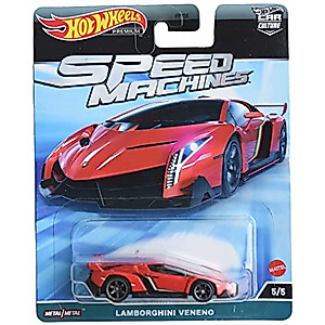 Hot Wheels Lamborghini Veneno, Speed Machines Car Culture 5/5