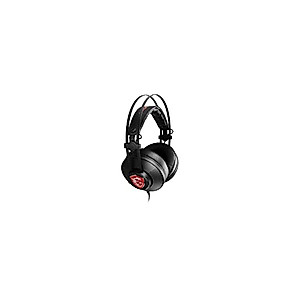 MSI H991 Wired PC Gaming Headset, Built-in Microphone, Noise Cancellation, in-Line Control, Ergonimic Design, Adjustable Headband, Notebook/PC/Mobile
