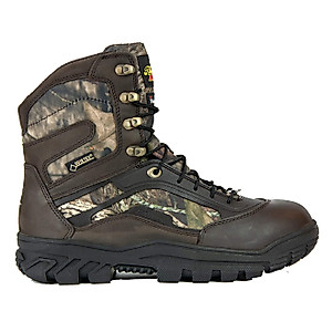 Thorogood 863-4200 Men's Veracity GTX 8" Waterproof Hunting Boot, Brown/Mossy Oak - 10.5 W US