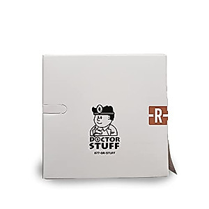 Doctor Stuff - File Folder Labels, Alphabet Letter R, TAB Products - TPAV Series Compatible Alpha Stickers, Brown, 1" x 1-1/4", 500/Roll