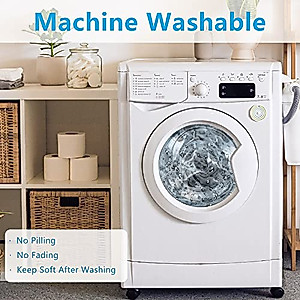 JUSONEY 2 Pack Changing Pad Cover, Minky Changing Pad Covers, Ultra Soft Minky Dots Plush Changing Table Covers, Breathable Changing Table Sheets Changing Pad Covers Suit Dark Blue and Light Gray