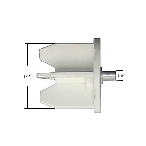 Shade Doctor of Maine END PLUG for 1 3/8" METAL Roller Window Shades with 3/16" Pin