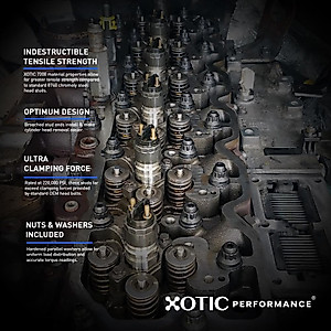 Head Stud Replacement Kit for 1998.5-Present Dodge Cummins 5.9L 6.7L Diesel Cylinder 24V - Xotic Performance™ CP876