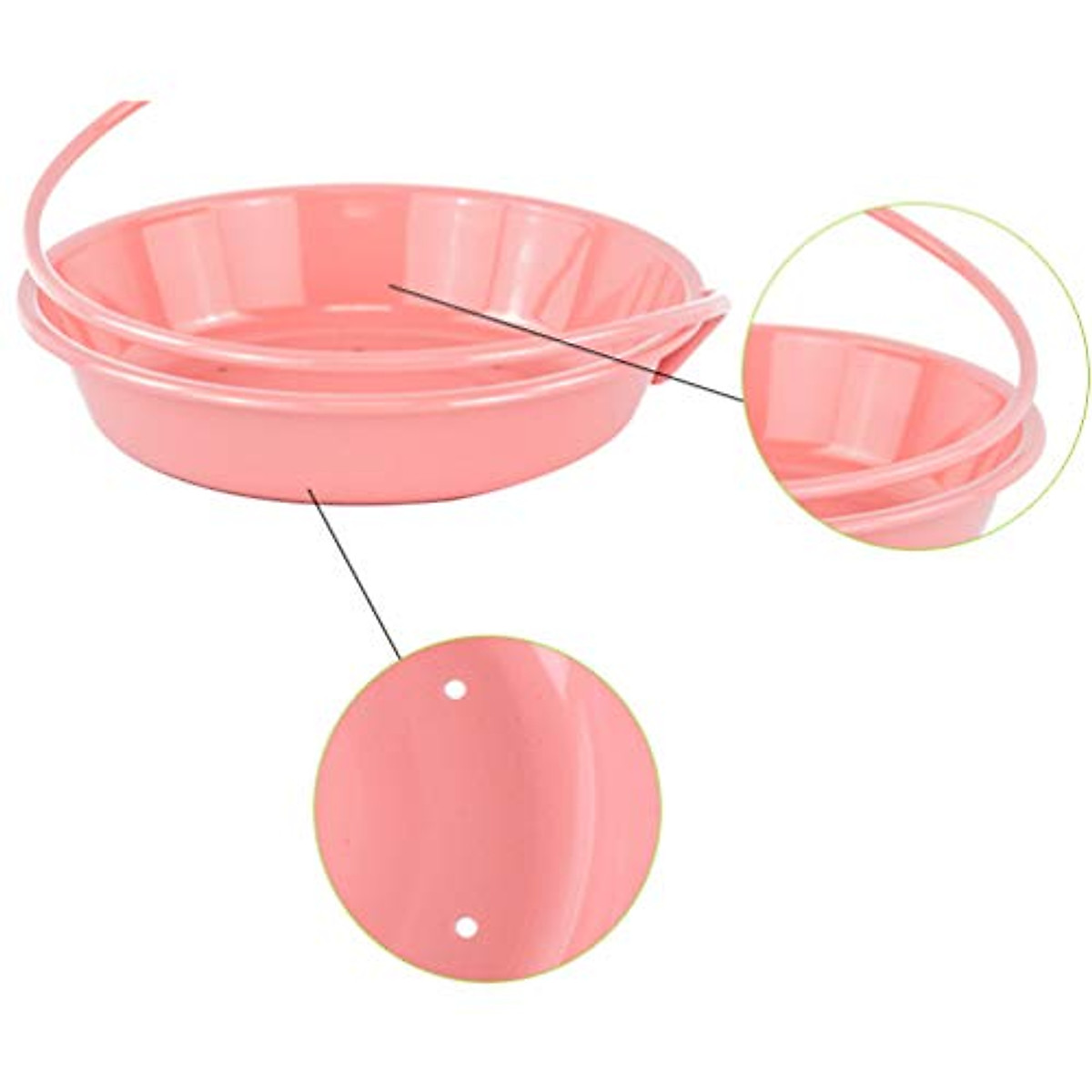 Happyyami Squirrel Feeders 1Pcs Hanging Bird Feeder Garden Birds Water Bowl for Outdoor Hummingbird Feeder Wild Bird Outside Feeders Hanging Squirrel Feeder Humming Bird Feeder