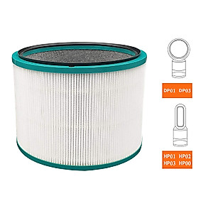 Purefil Filter Replacement for Dyson HP01 HP02 HP03 DP01 DP03 Pure Hot + Cool Link Desk Purifiers Compatible with Part # 968125-03