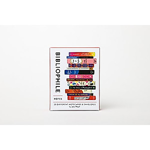 Bibliophile Notes: 20 Different Notecards & Envelopes (Bookish Gifts, Literary Stationery by Jane Mount)