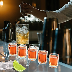 PARACITY 6-Pack Shot Glasses Set, Cool Shot Glasses 2 oz, Tequila Shot Glasses with Heavy Base, Gift for Men, Father's Day Gift