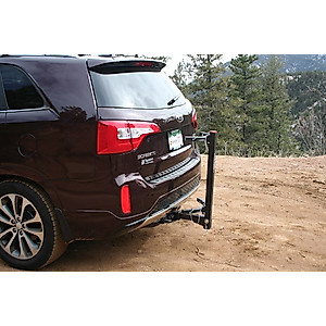 Let's Go Aero BBR253 BikeWing Hitch Rack (4 Tilt Up Four Bike (BBR253)), Black