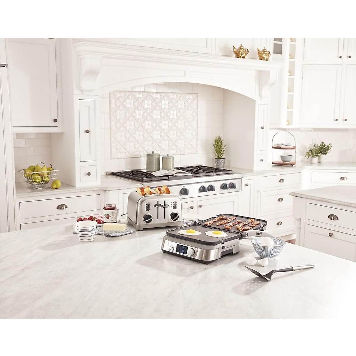 Cuisinart CPT-180P1 Metal Classic 4-Slice Toaster, Brushed Stainless