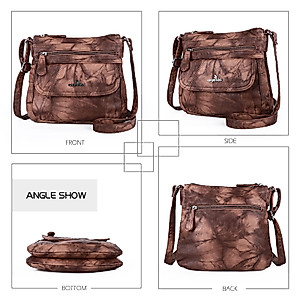 Angel Kiss Handbags for Women Soft PU Leather Large Hobo Bags for Ladies Top Handle Satchel Shoulder Bag Top Handle Satchel