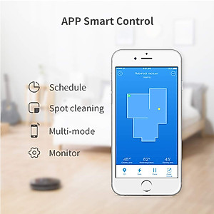 roborock E4 Mop Robot Vacuum with Route Planning, 2000Pa Suction,Optimized Edge Cleaning, Voice and APP Control, Perfect for pet Hair(Renewed)