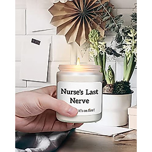 Nurse Gifts for Women, Nurse Gifts, Nurse Practitioner Gifts, Lavender Scented Candles Gifts for Nurse, Nurses Week Gifts, Nurses Day Gifts, Nurse Gifts for Appreciation Retirement, 7Oz