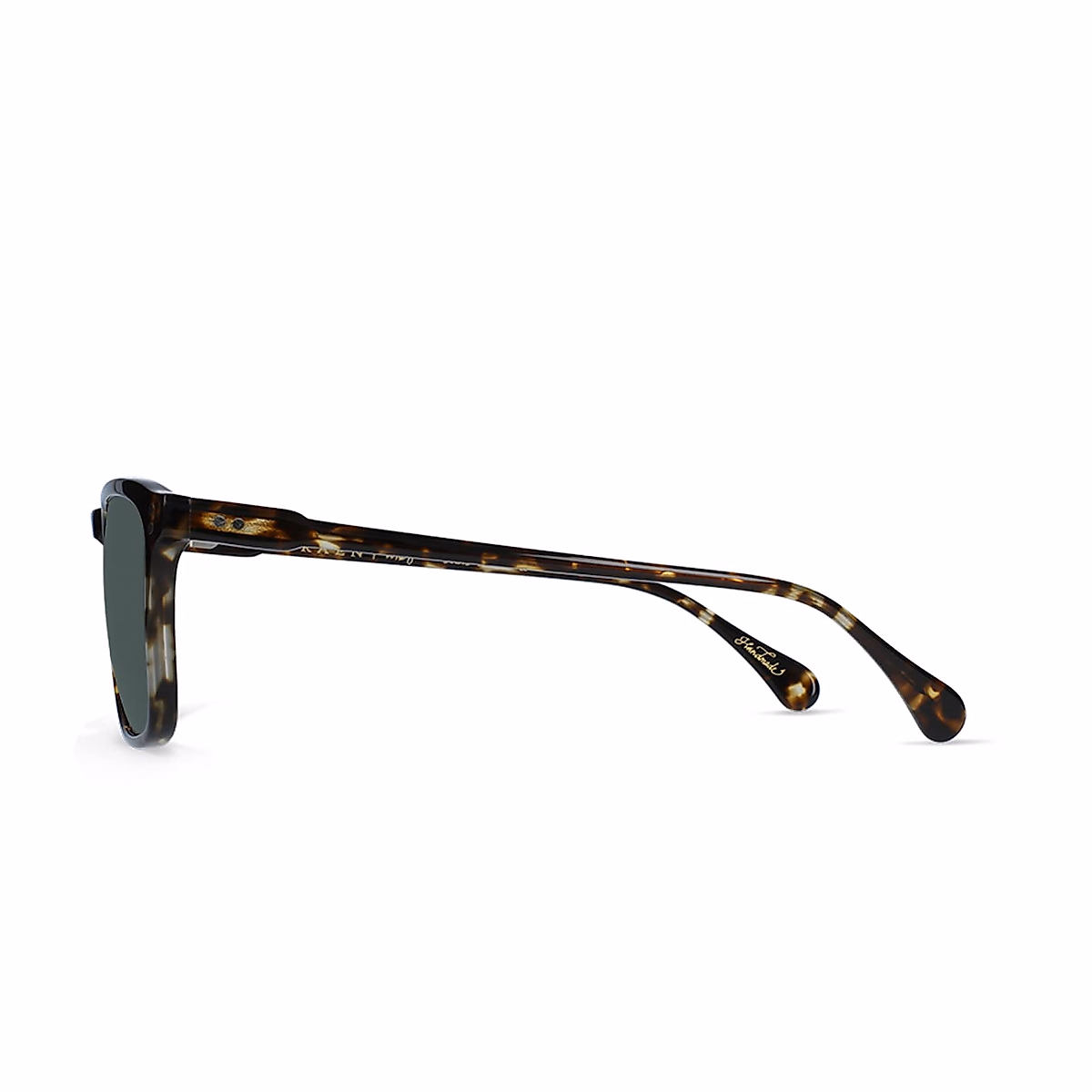 RAEN Eyewear - Men’s Wiley Sunglasses - Lightweight Square Sunglasses with UVA and UVB Protection - Brindle Tortoise/Green Polarized - 54