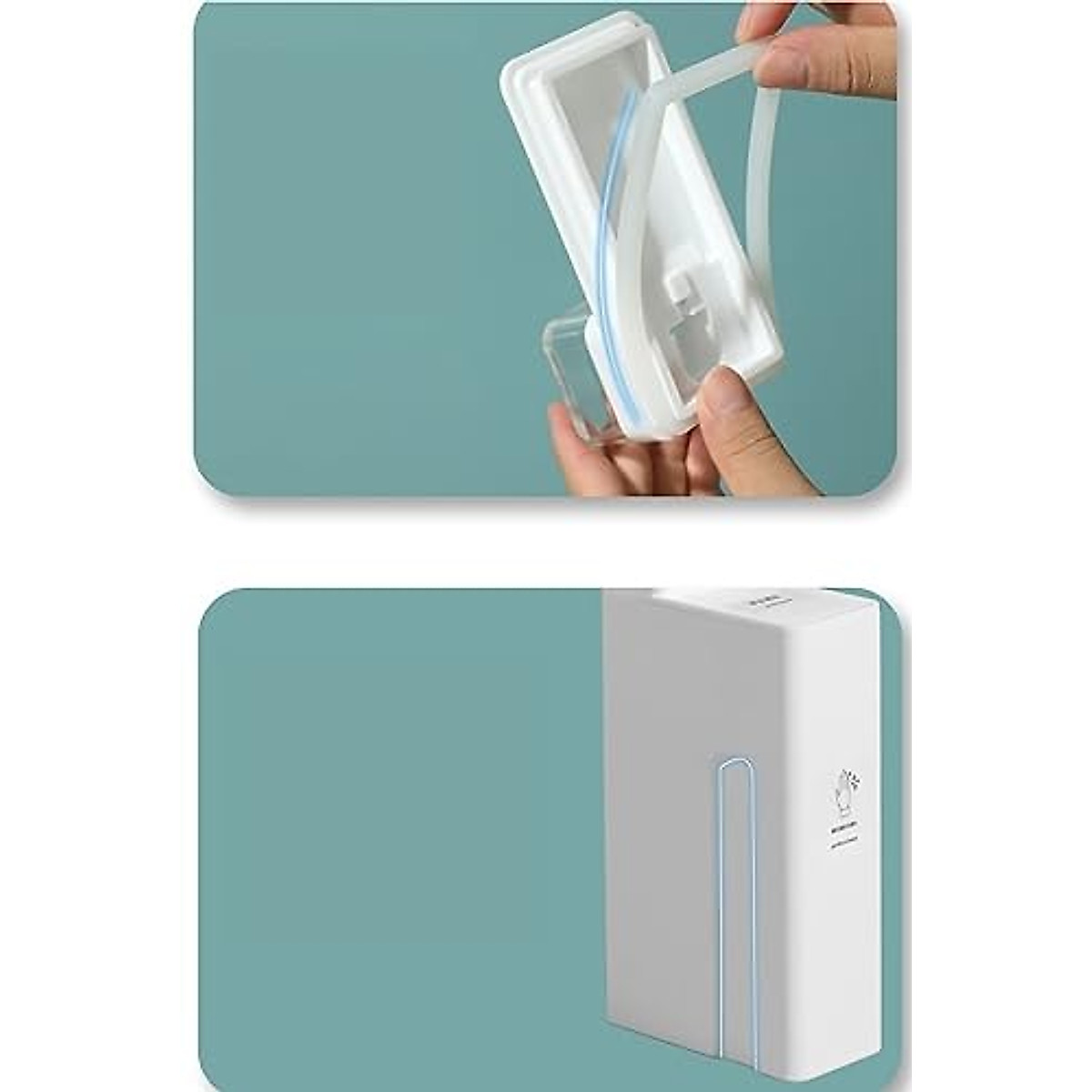 LEASON Atomizer Bottle Laundry Detergent Sub-Bottle 1000ml Large-Capacity and Washing Powder Softener Detergent Empty Bottle Refillable (Color : White)