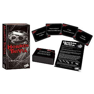 Horror Trivia Card Game - Test Your Knowledge of Horror Pop Culture Facts with 300 Scary Fun Trivia Questions