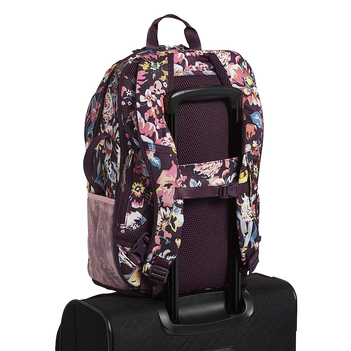 Vera Bradley Women's Lighten Up Journey Backpack, Indiana Blossoms