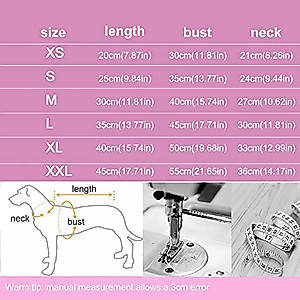 Letter Printing Pet Shirt for Puppy Dogs Cats Lightweight Doggie Tops Pullover Sleeveless Female Pet Clothes Tiny Dog Outfits Pink X-Small