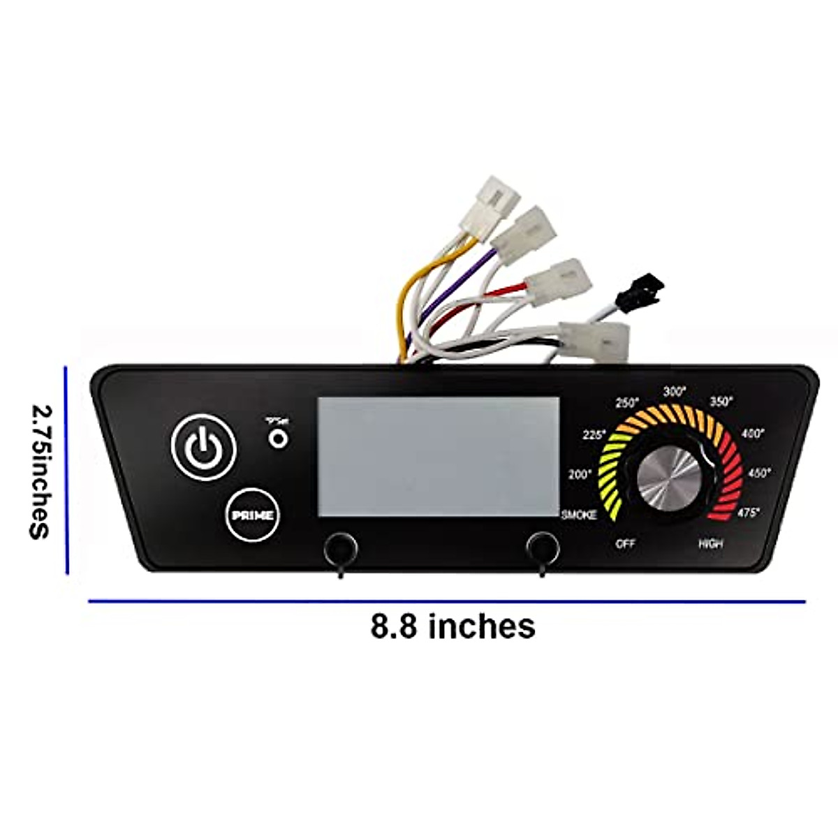 Bbqzone Digital Thermostat Control Board Replacement Part for Pit Boss Wood Pellet Grill Tailgater P7-340/ Lexington P7-540/ Classic P7-700/ Austin XL P7-100/ 440FB1 Matte Black
