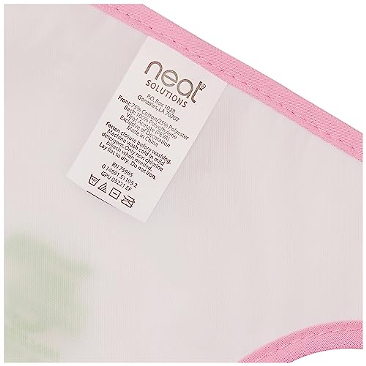 Neat Solutions Water Resistant Bib Set, 10 count, Girl