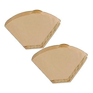 FUNOMOCYA 80pcs Coffee Fan Filter Coffee Filter Coffee Filters 2 Espresso Makers Filters Portable Coffee Sector Filter Coffe Filter Tea Filter Coffee Strainer Tea Strainers Paper