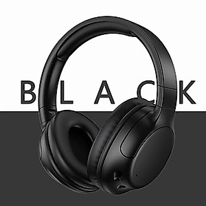 Wireless Over The Ear Bluetooth Headphones 5.3 Active Noise Cancelling Headphones, Foldable Deep Bass HiFi Stereo Wireless Headsets with Mic Lightweight Memory Foam Soft Earmuff